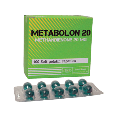 Metabolon 20 [Methandienone 20mgl] 100 Tabs - LSP - Bullsteroids